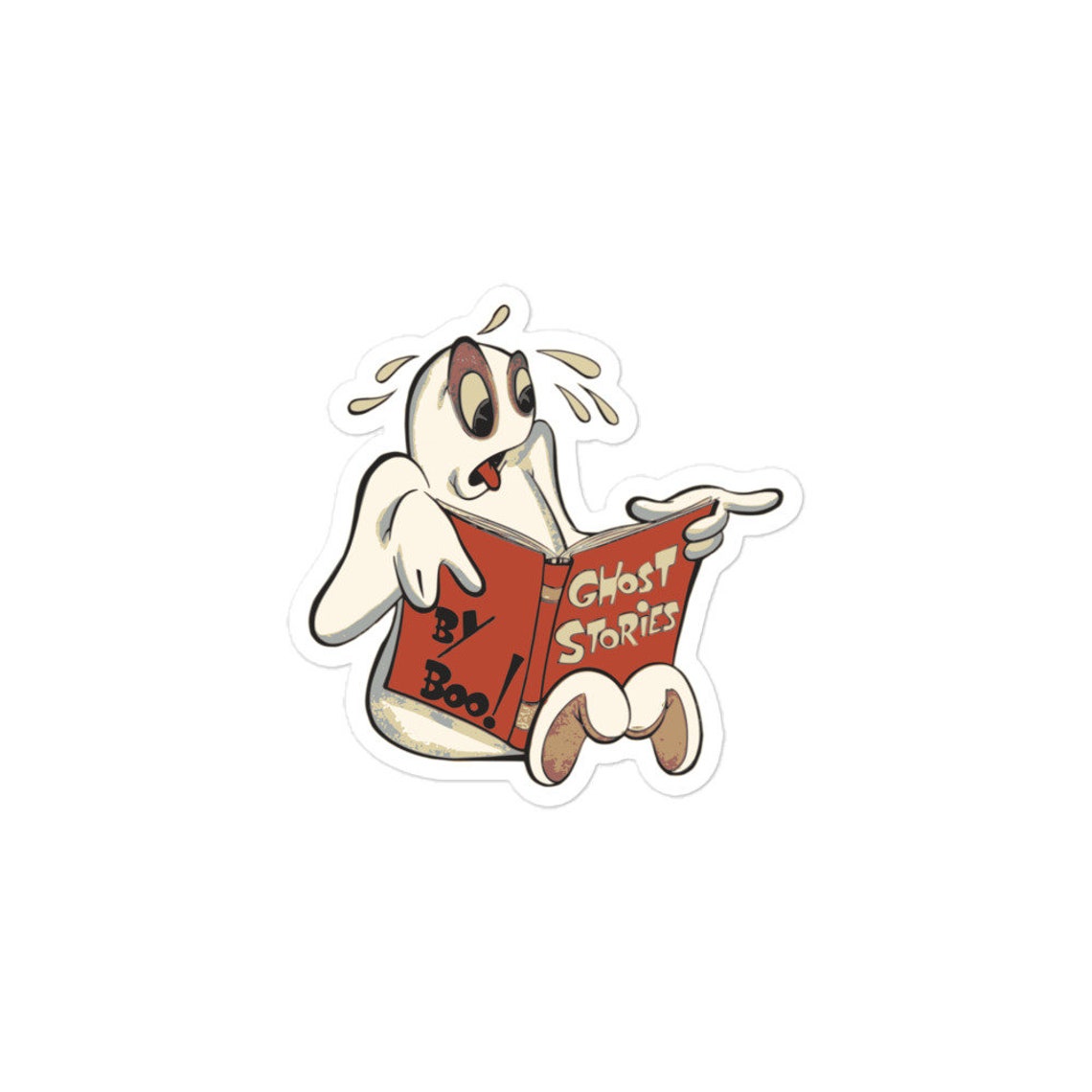 BOO Ghost Sticker - Etsy