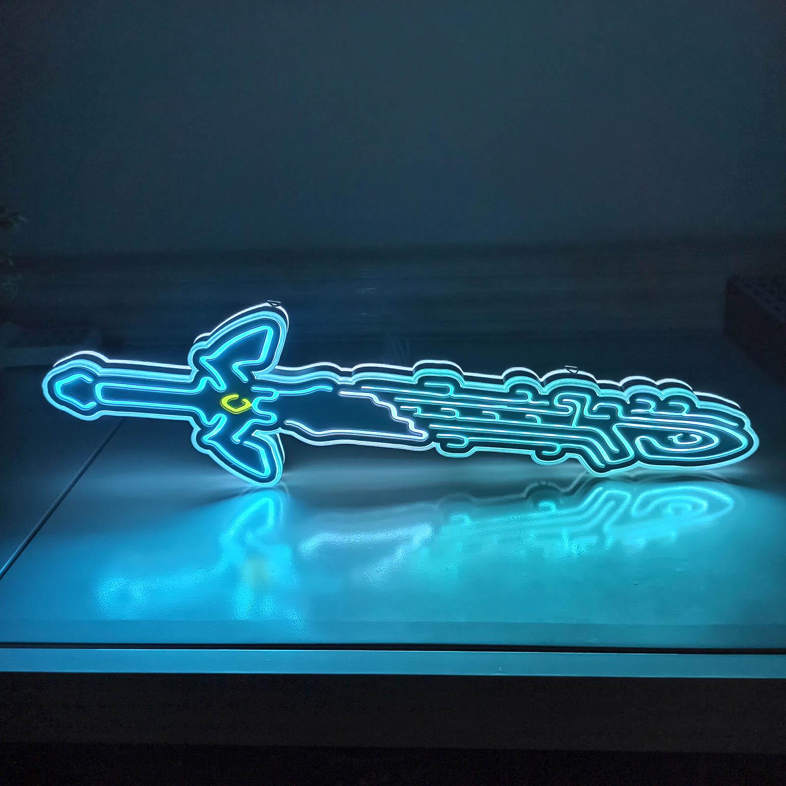 3d Lighted Legend of Zelda Master Sword | Led Master Sword Decoration ...