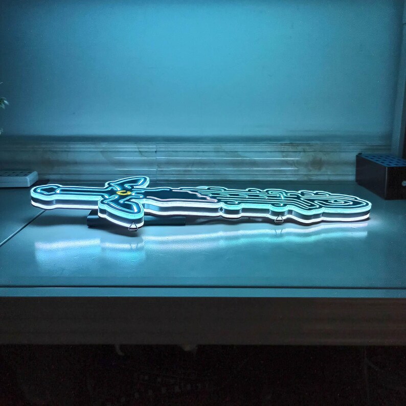3d Lighted Legend of Zelda Master Sword | Led Master Sword Decoration ...