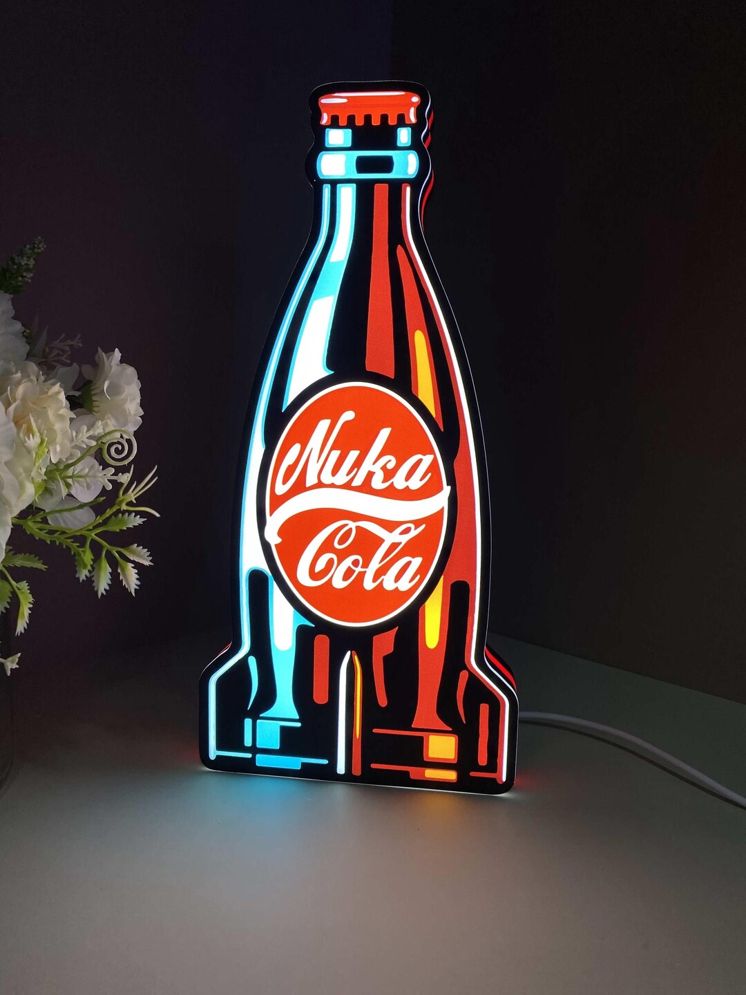 Nuka Cola Quantum Bottle Light Box, Game Room Decor Lamp, Gifts for ...