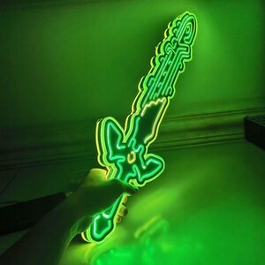 3d Lighted Legend of Zelda Master Sword Led Master Sword Decoration ...