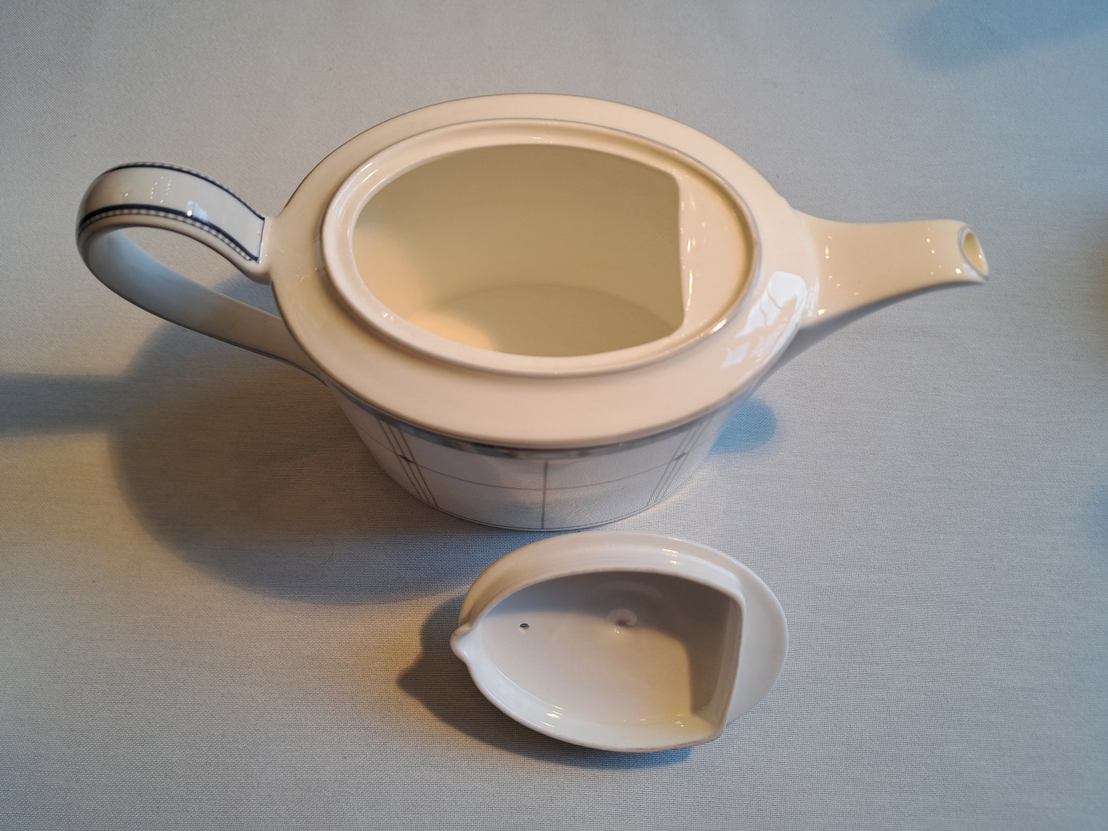 Wedgwood Quadrants Tea Pot and Cream Set - Etsy