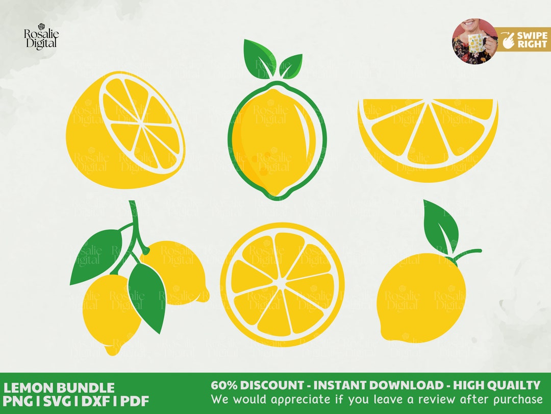 Lemon Slice Svg,fruits Dxf,fruit Svg,lemon Layered, Lemon Svg Bundle, Hello Summer Svg, Lemon ...