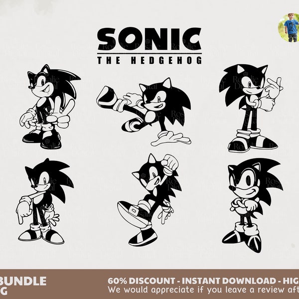 Sonic Svg Free - Etsy