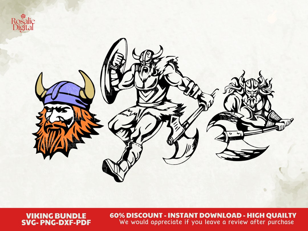 Viking Layered Svg Viking Svg Bundleviking Man With an Axe - Etsy