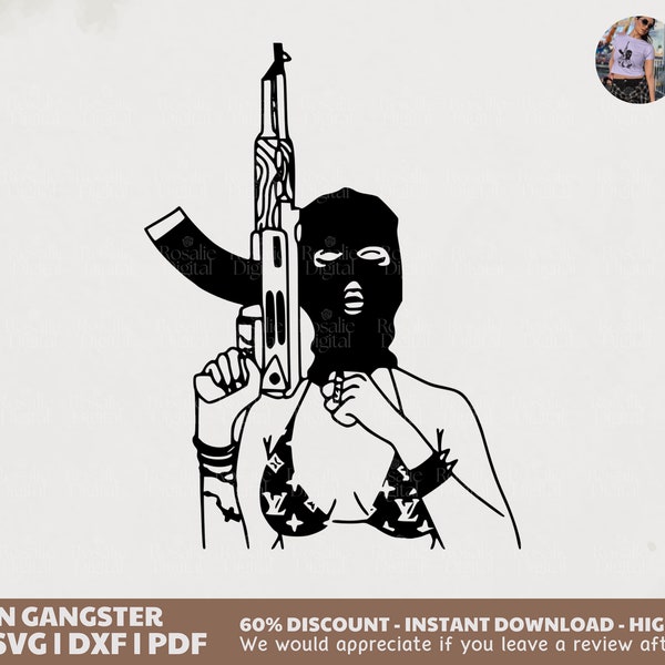 Gangster Svg - Etsy