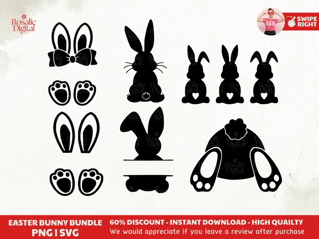 Osterhase Svg Bundle Hase Svg Hase Svg Hase Svg - Etsy.de
