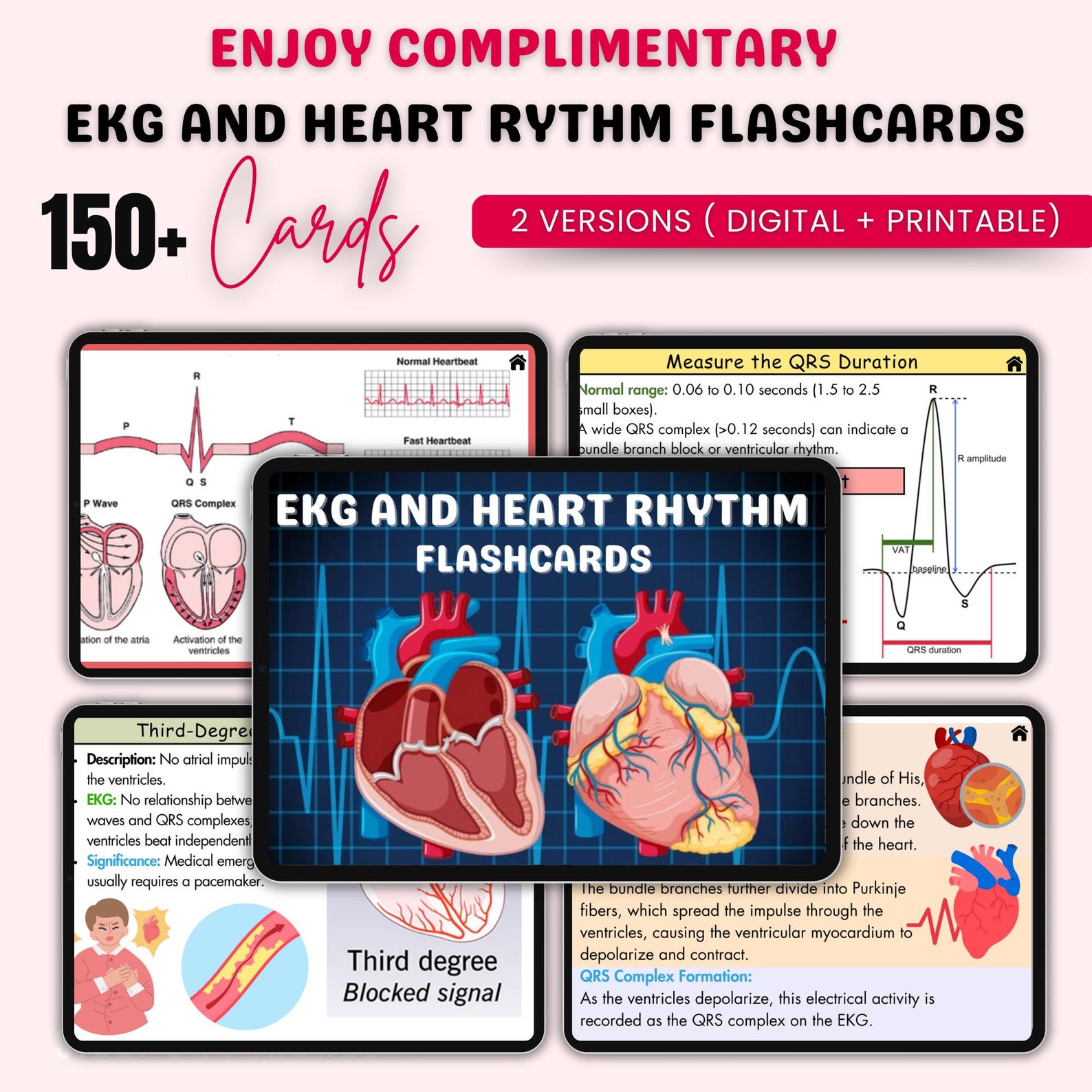 Cardiac Bundle | Cardiac Nursing Notes | ECG Rhythm & Arrhythmias ...