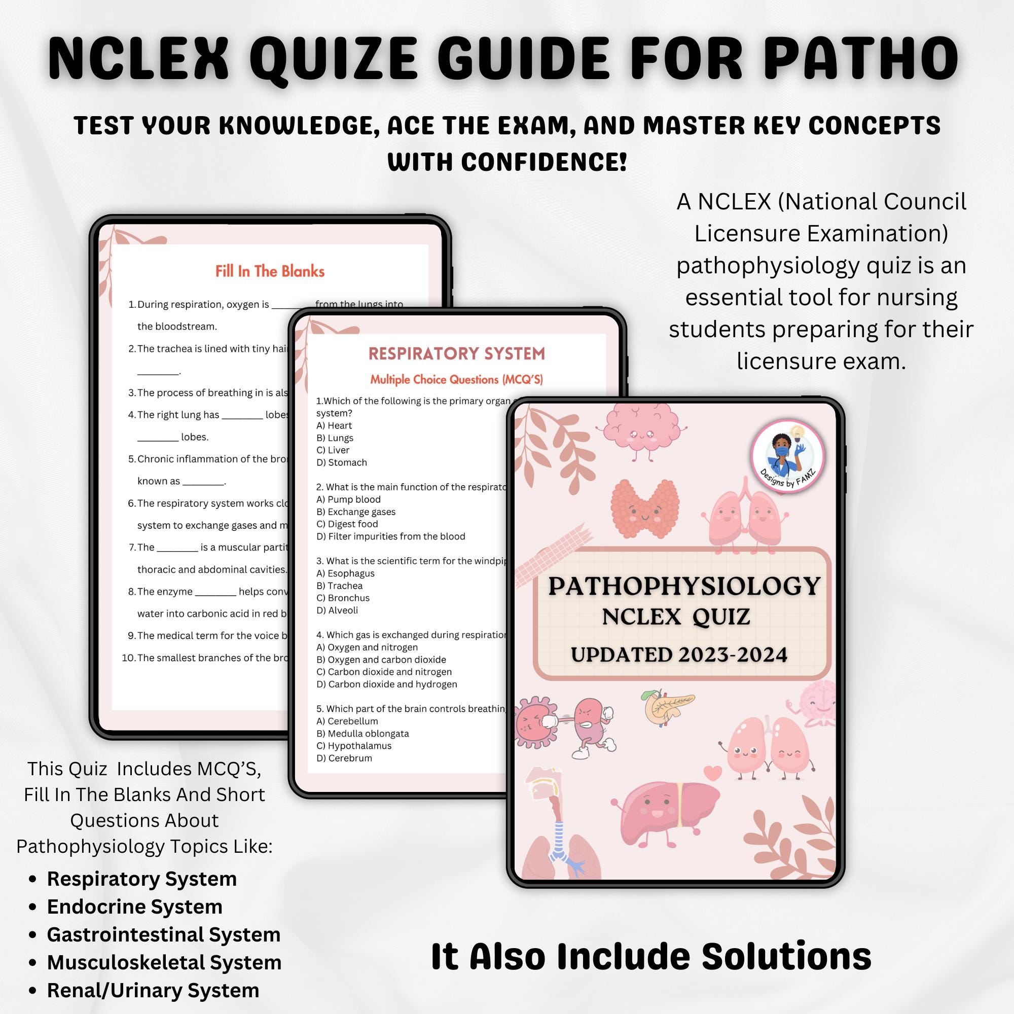 Complete Pathophysiology Study Guide | Nursing Notes | 2025 Edition - Etsy