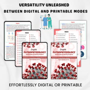 Complete Pathophysiology Study Guide | Nursing Notes | 2025 Edition - Etsy