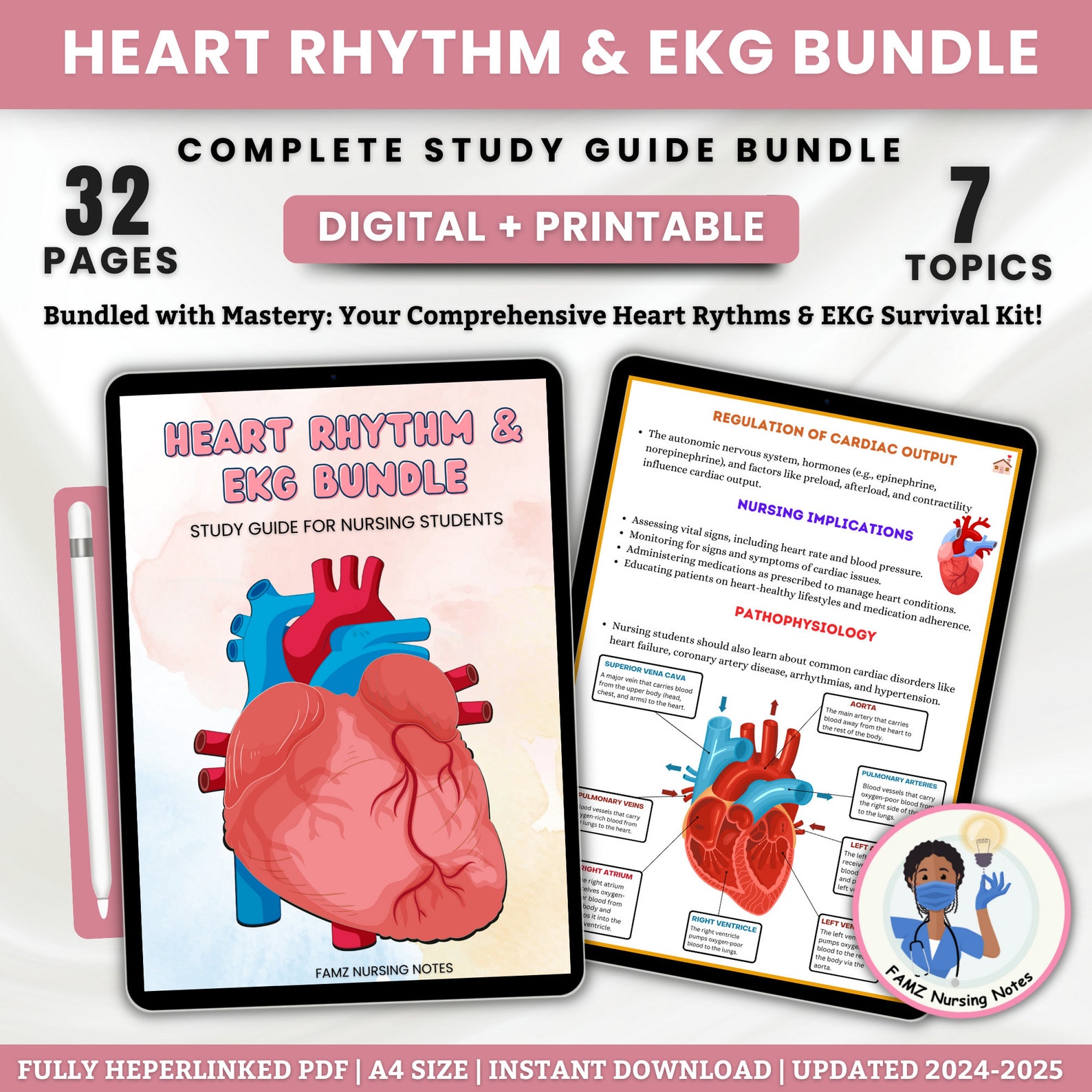 Heart Rhythm & EKG Study Guide, EKG Interpretation, Dysrhythmias ...