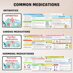 300+ Common Medications Flashcards | Nclex Medications | Medication ...