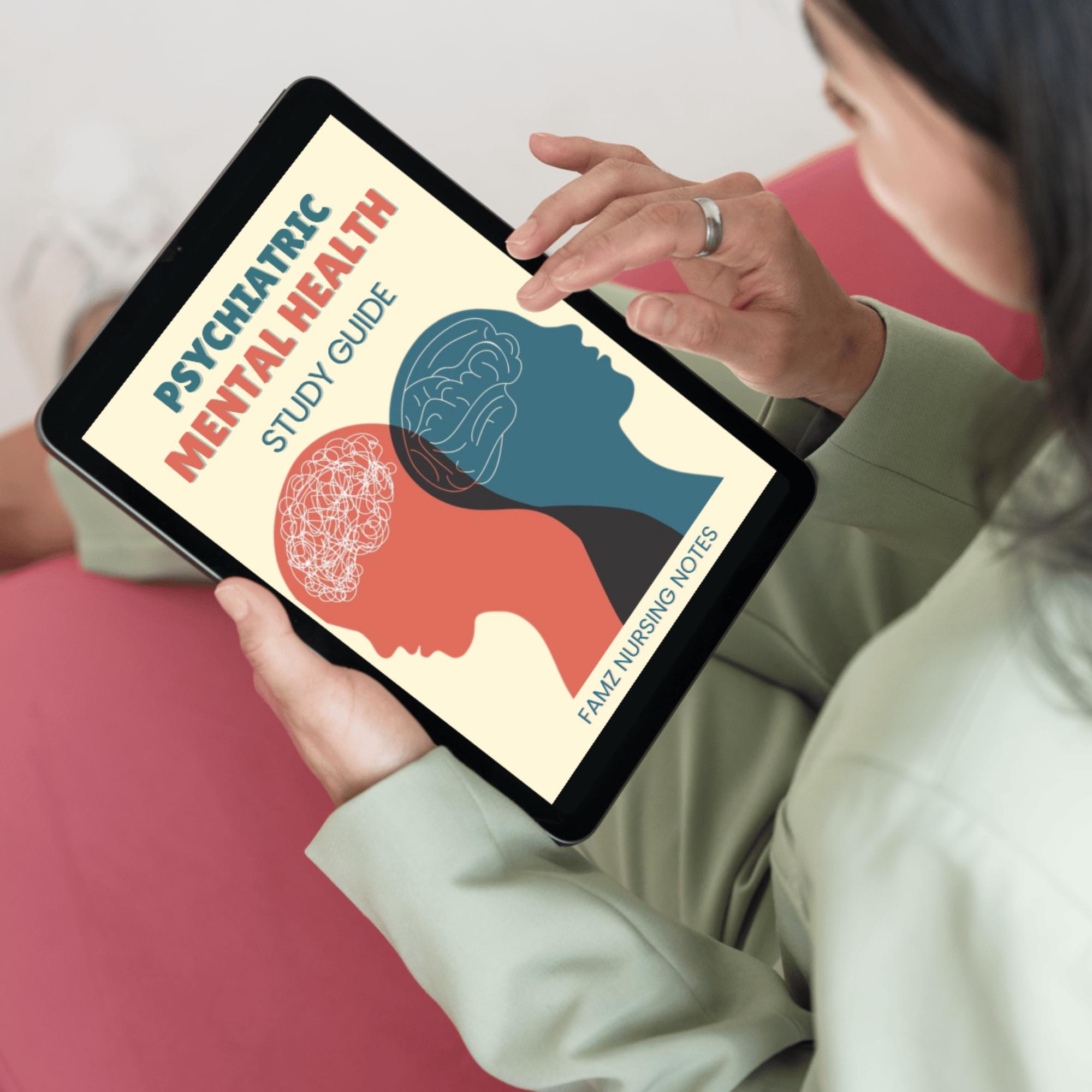Psychiatric Mental Health Study Guide | Psychiatric Nursing | Mental ...