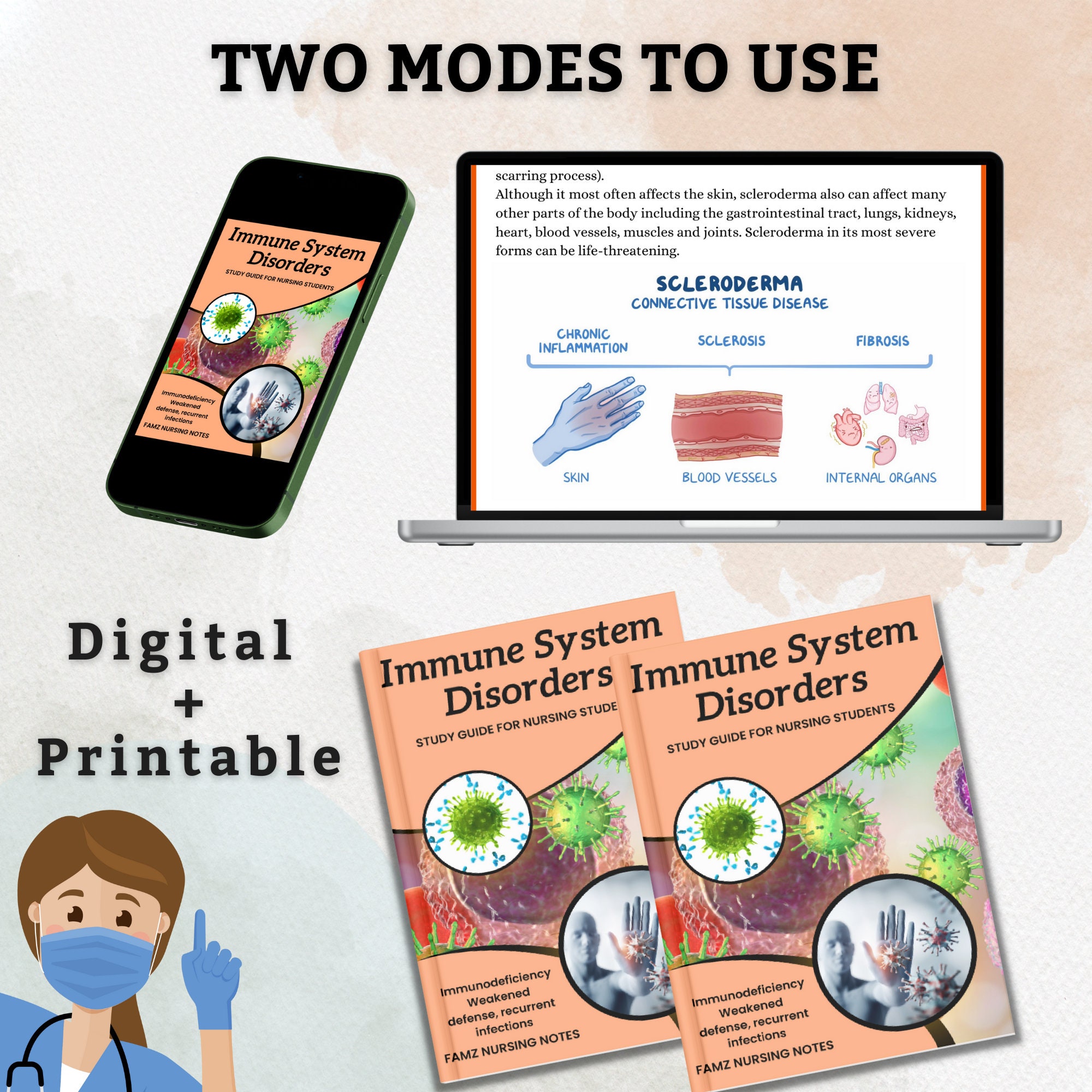 Immune System Notes Immune System Disorders Nursing Notes Autoimmune ...
