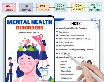 Anxiety and OCD Psychiatric/mental Health Nursing Study Guide - Etsy