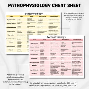 Complete Pathophysiology Study Guide | Nursing Notes | 2025 Edition - Etsy