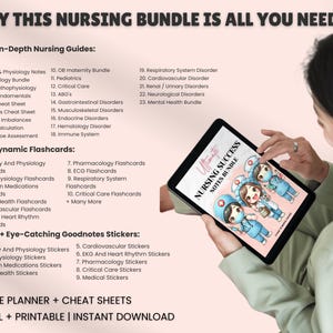 Ultimate Nursing Notes Bundle, Nursing Bundle, Anatomy and Physiology ...