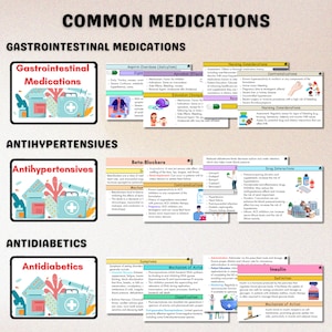 300+ Common Medications Flashcards | Nclex Medications | Medication ...