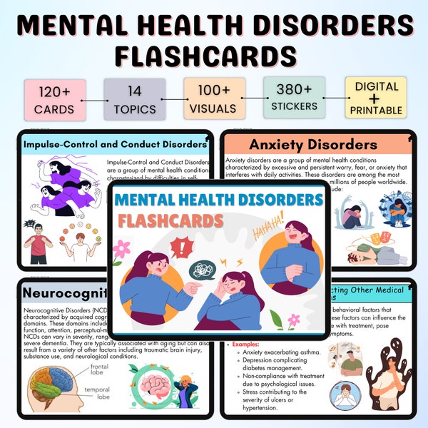 Nursing Flashcards - Etsy UK