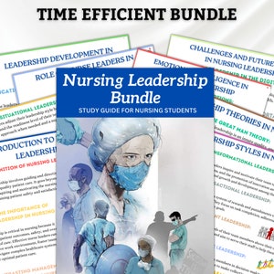 Nursing Leadership Bundle, Nurse Management, Nursing Notes, Nursing ...