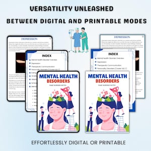 Mental Health Disorders Bundle | Mental Health Nursing Notes | Nursing ...