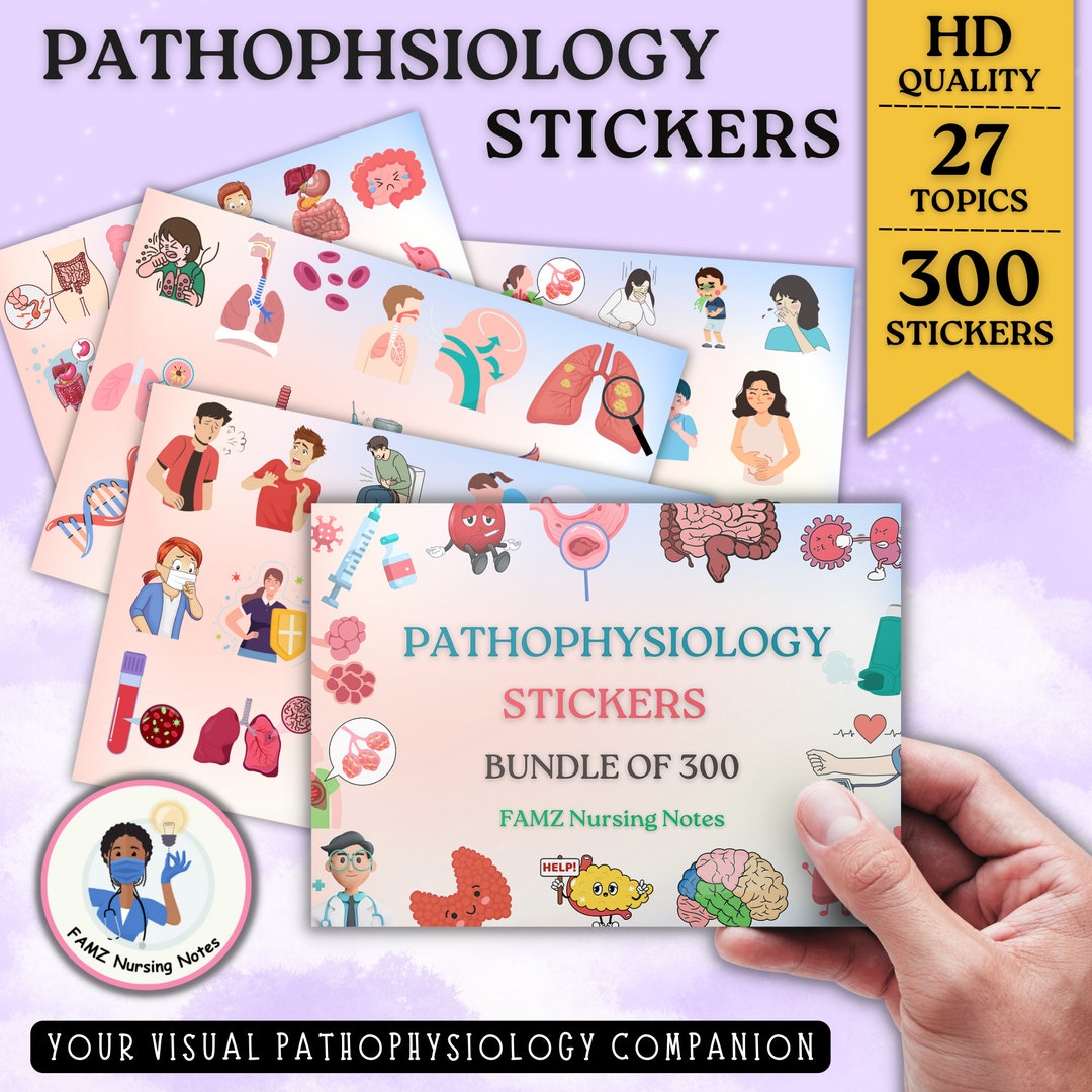 300 Pathophysiology Stickers Pathophysiology Study Pathophysiology ...