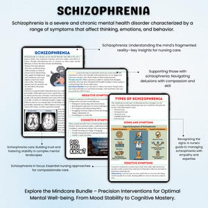 Mental Health Disorders Bundle | Mental Health Nursing Notes | Nursing ...