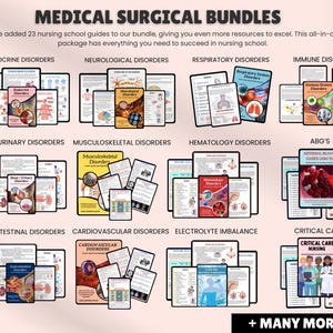 Ultimate Nursing Notes Bundle, Nursing Bundle, Anatomy and Physiology ...