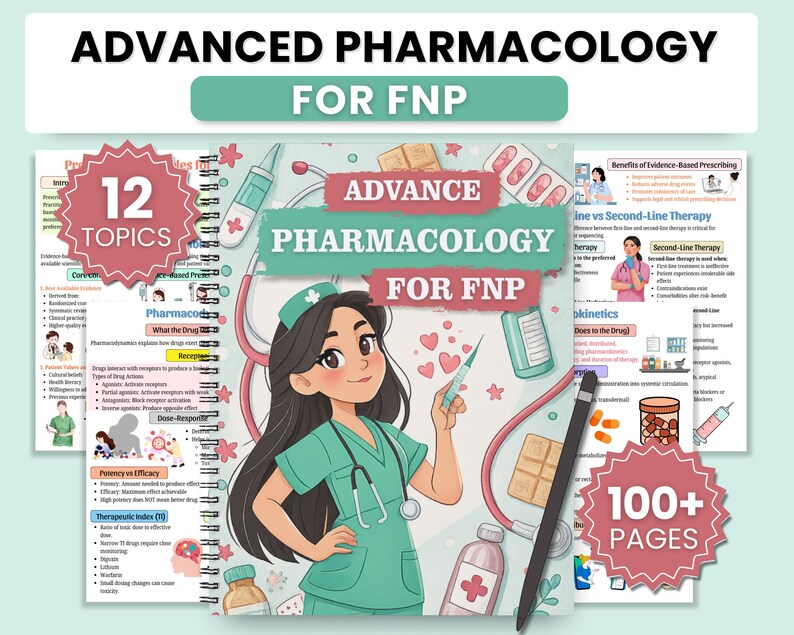 Advanced Pharmacology for FNP | Nurse Practitioner Pharmacology Study ...