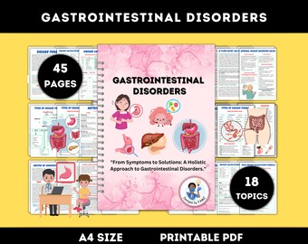 The Digestive System Study Guide GI Tract Gastrointestinal - Etsy