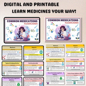 300+ Common Medications Flashcards | Nclex Medications | Medication ...