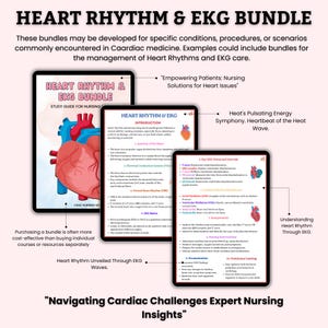 Cardiac Bundle | Cardiac Nursing Notes | ECG Rhythm & Arrhythmias ...
