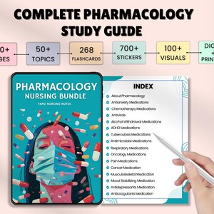 Ultimate Nursing Notes Bundle, Nursing Bundle, Anatomy and Physiology ...