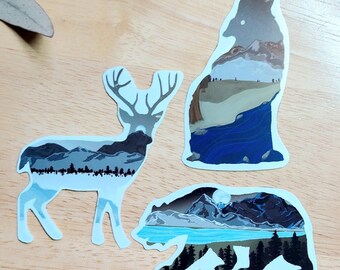 Deer Stickers Camping - Etsy