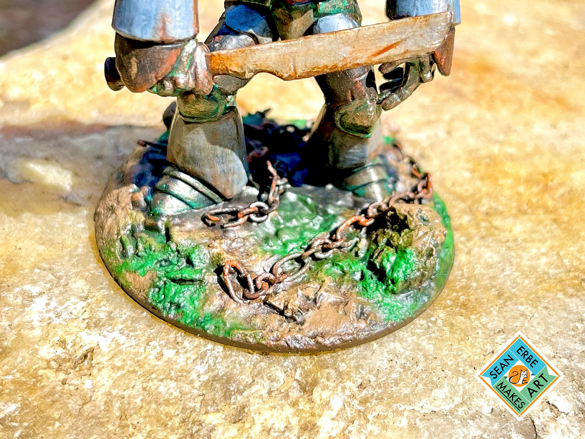 Pro Painted, Iron Golem Dnd Mini Figure, Detailed, Custom Made Terrain ...