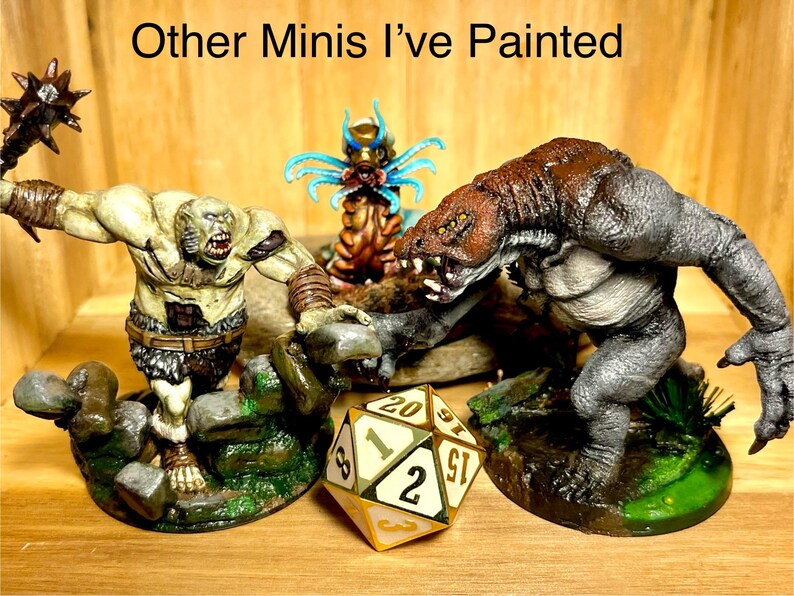 Goblin Miniatures With Fort Ttrpg Accessory 3 Piece Set, Highly ...