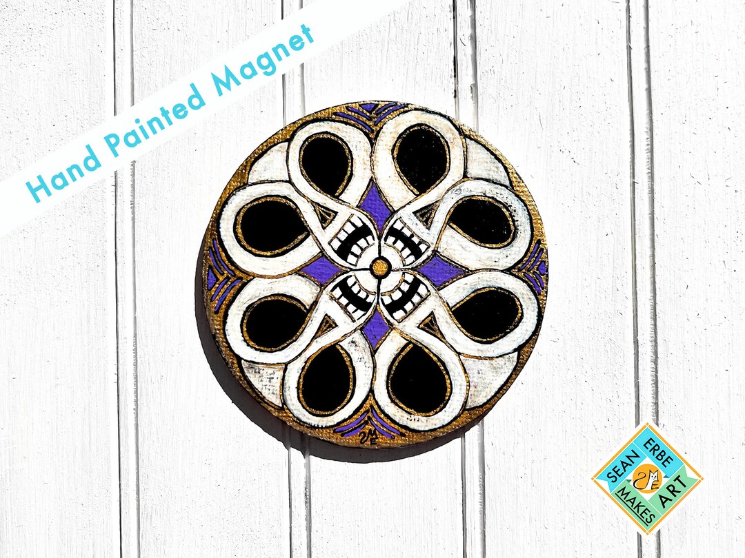 Occult Gothic Skull Art, Magnet, Small Gift Idea - Etsy