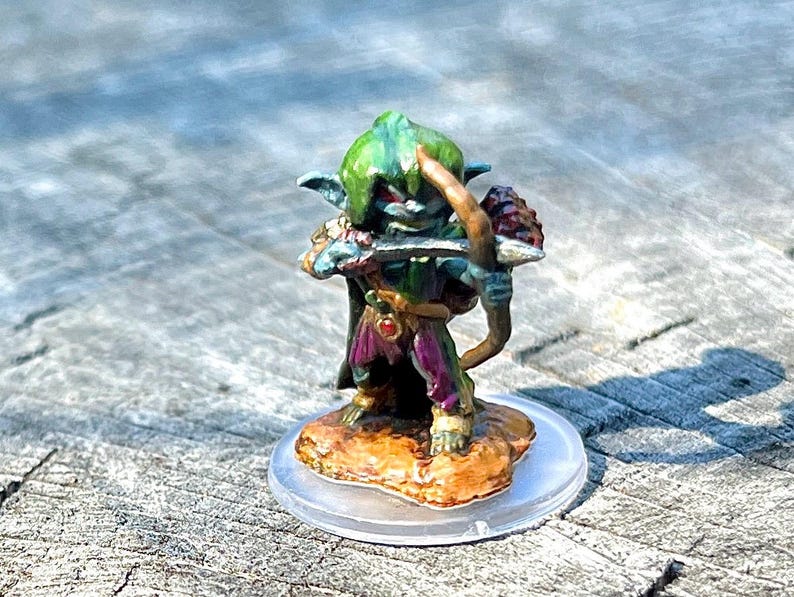 Goblin Miniatures With Fort Ttrpg Accessory 3 Piece Set, Highly ...