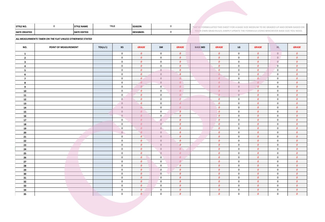 Basic Tech Pack Template - Etsy