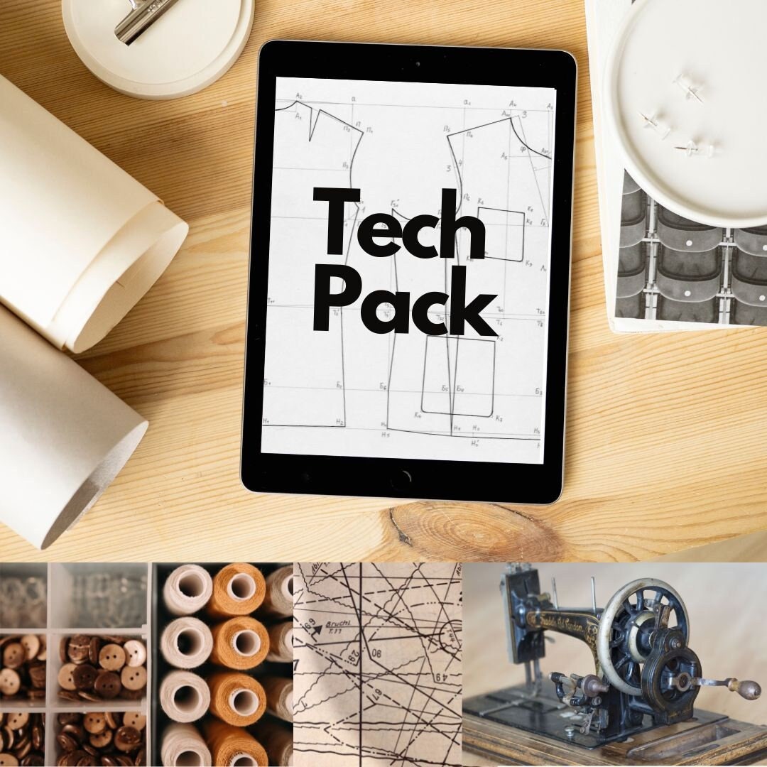 Basic Tech Pack Template - Etsy