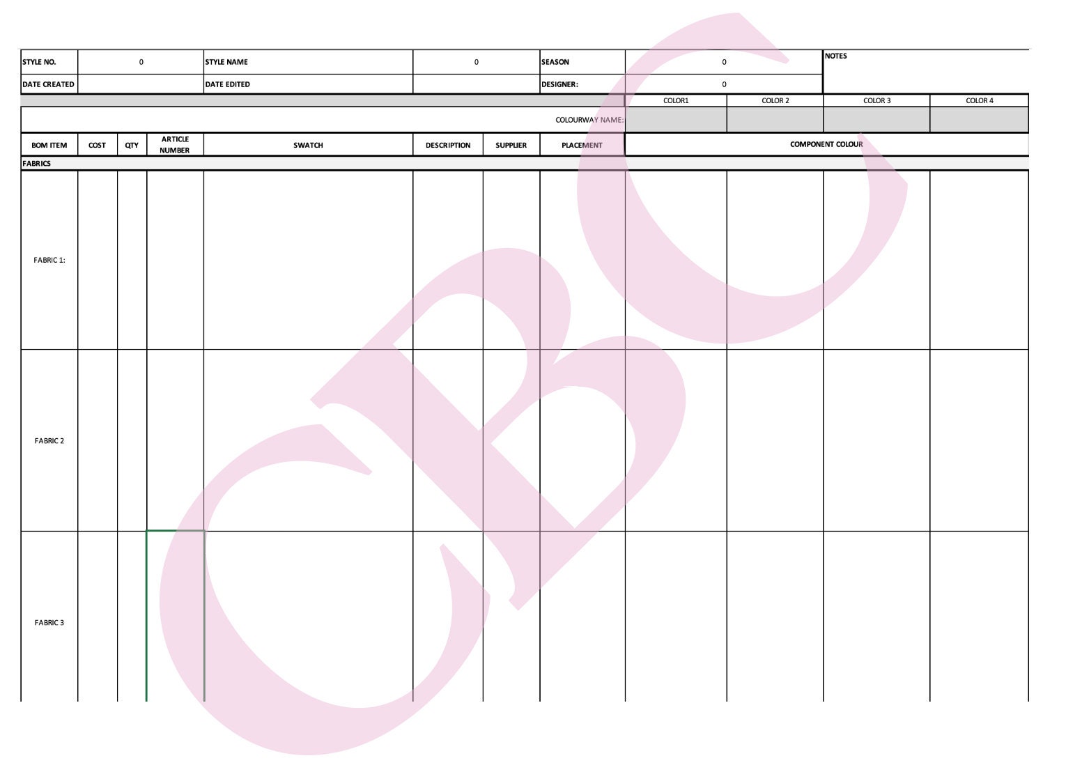 Basic Tech Pack Template - Etsy