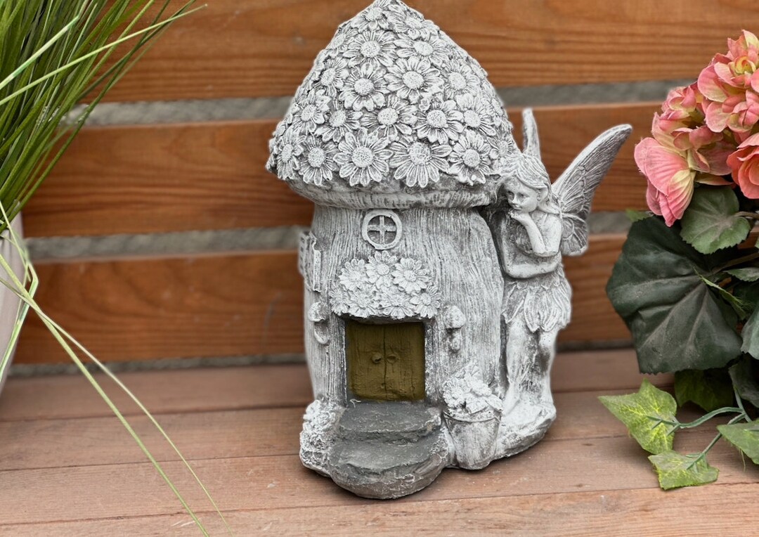 Stoneandstyle Stone Figure Gnome Elves Fairies House Frost-proof Solid ...