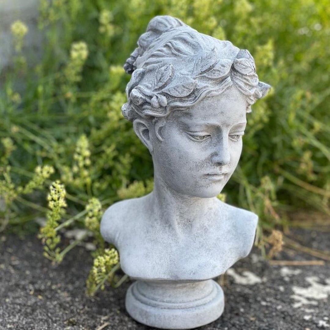 Stone and Style Stone Sculpture Bust Aphrodíte Woman Frost-proof Stone ...