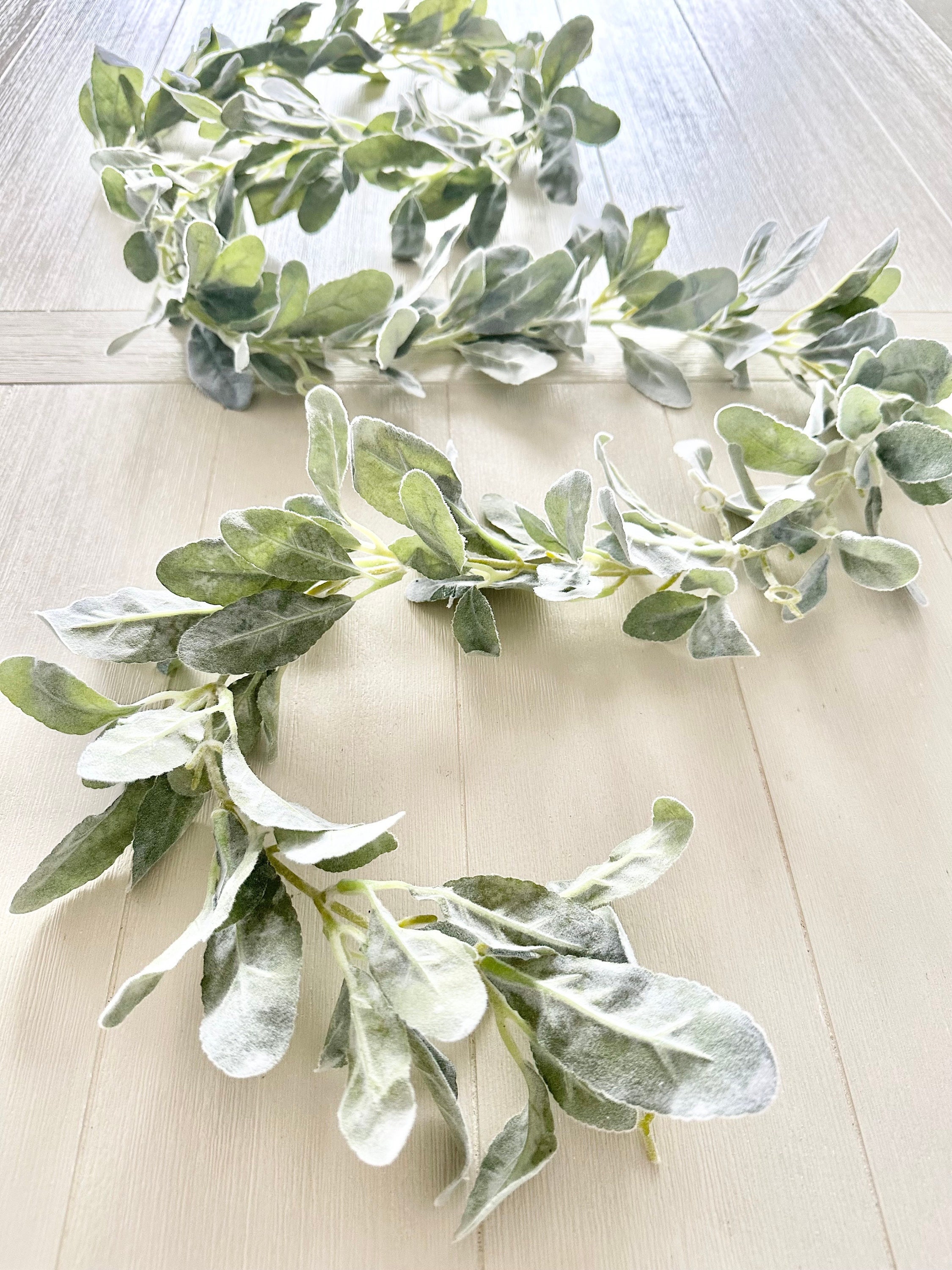 Lambs Ear Garland, Garlands, Farmhouse Decor - Etsy
