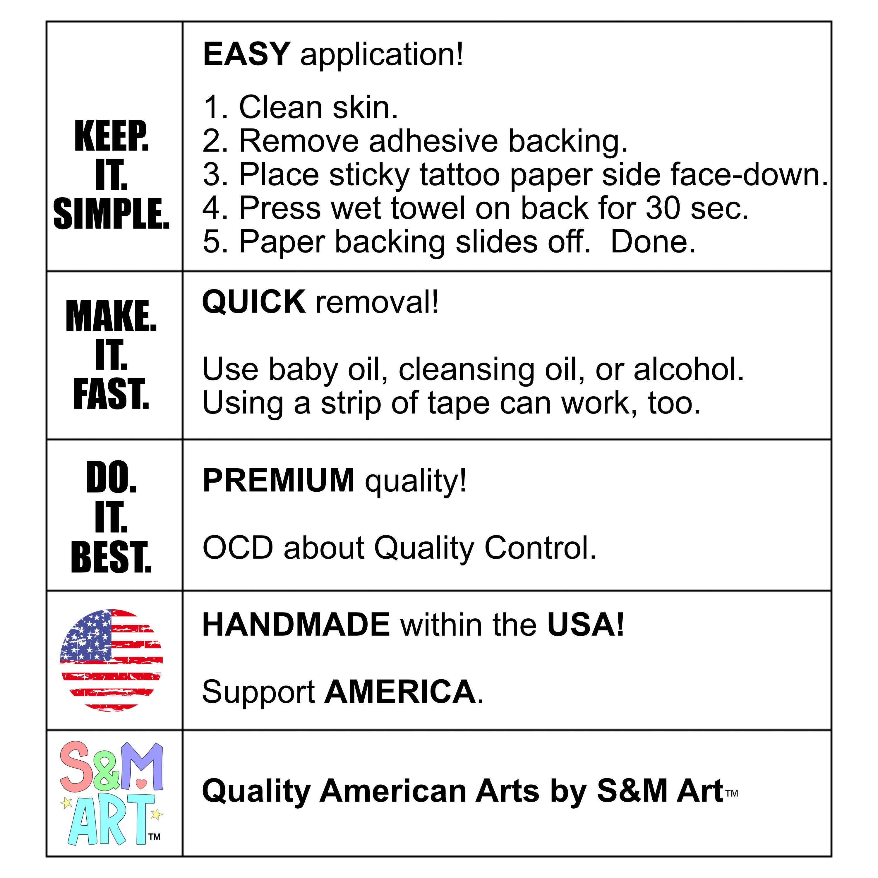 38 Sexy Temporary Tattoos Kinky Adult Body Art Naughty Sex Fantasy
