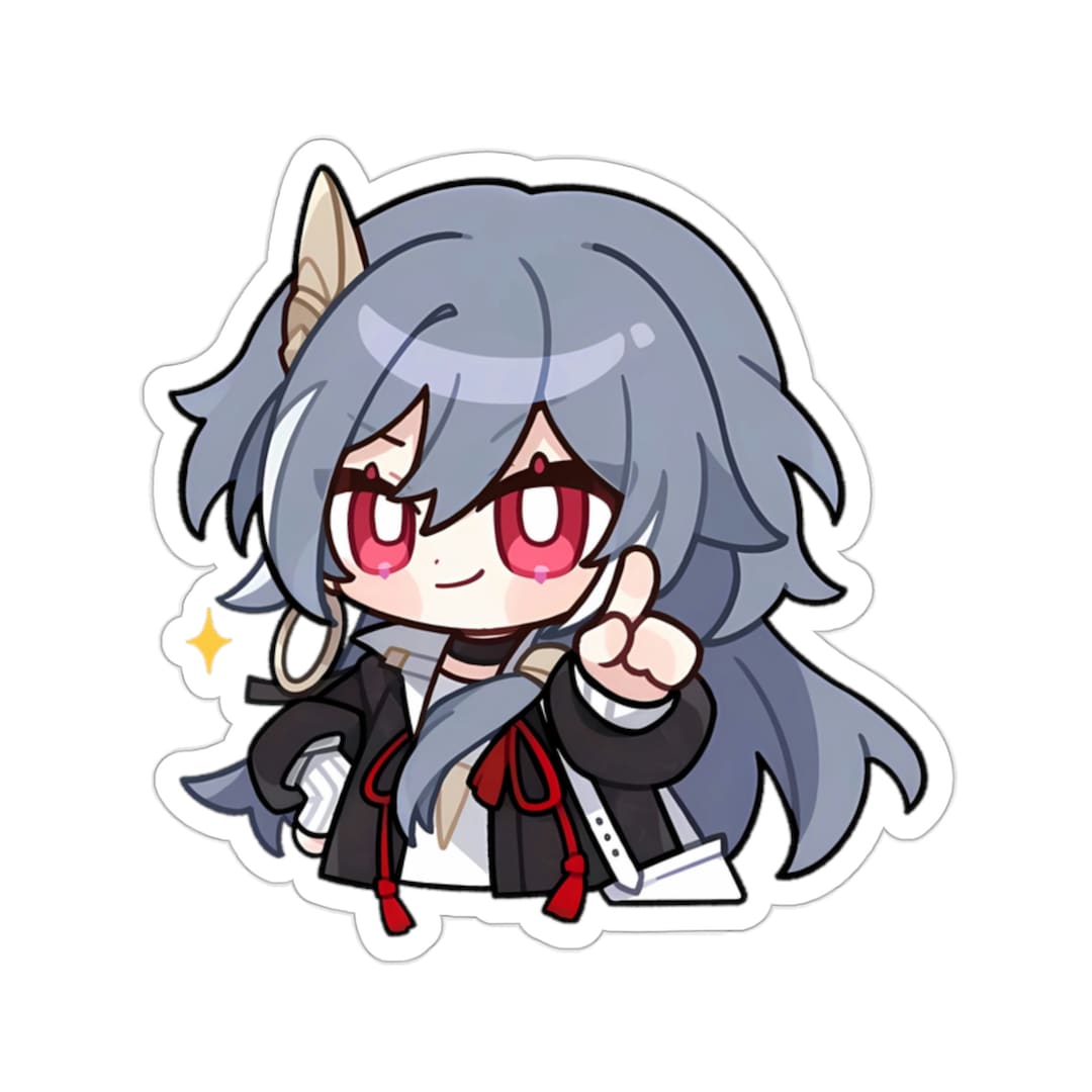 Chibi Fu Hua Honkai Impact 3rd Waterproof Sticker Premium Gaming Vinyl ...