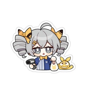Chibi Bronya Zaychik and Homu Honkai Impact 3rd Waterproof Sticker ...