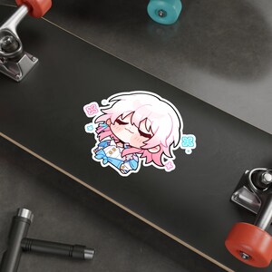 Honkai Star Rail Chibi March 7th Proud Waterproof Sticker Premium ...