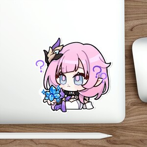 Chibi Elysia Honkai Impact 3rd Waterproof Sticker • Premium Gaming ...