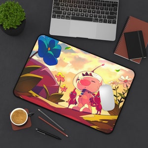 Olimar and Red Pikmin Desk Mat XXL Gaming Mousepad Non Slip Gamer ...